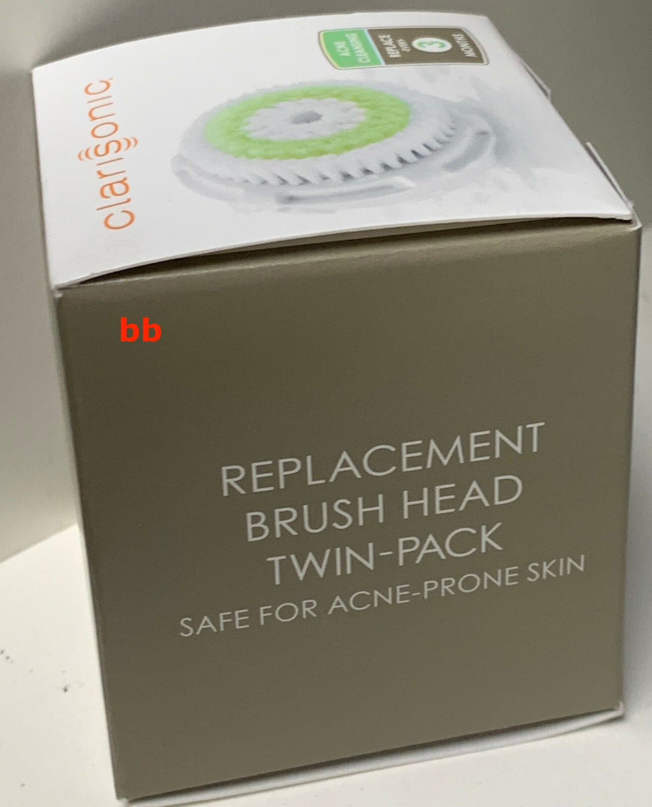 CLARISONIC Acne Cleansing Head & Cap Retail Twin Pack New in Box ...