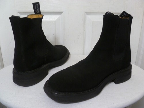 JEAN-BAPTISTE RAUTUREAU BLACK SUEDE CHELSEA BOOTS MEN’S SIZE 42 MADE IN ...