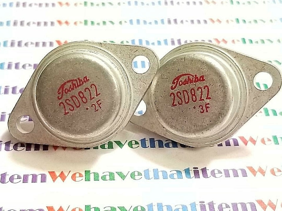 2SD822 / TO3 / TRANSISTOR / 2 PIECES (qzty) | eBay
