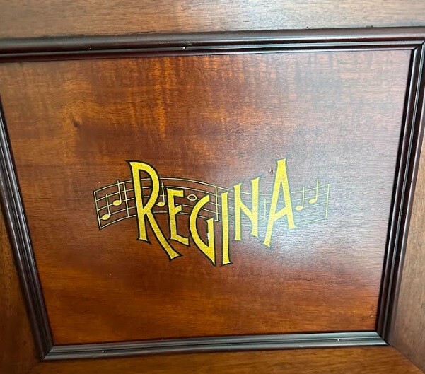 Regina Music Box Model 50 Mahogany Serpentine | eBay