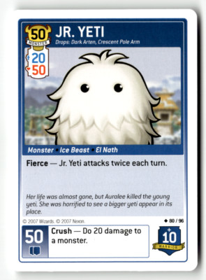 Maplestory TCGi - Jr. Yeti - SET 1 - Wizards | eBay