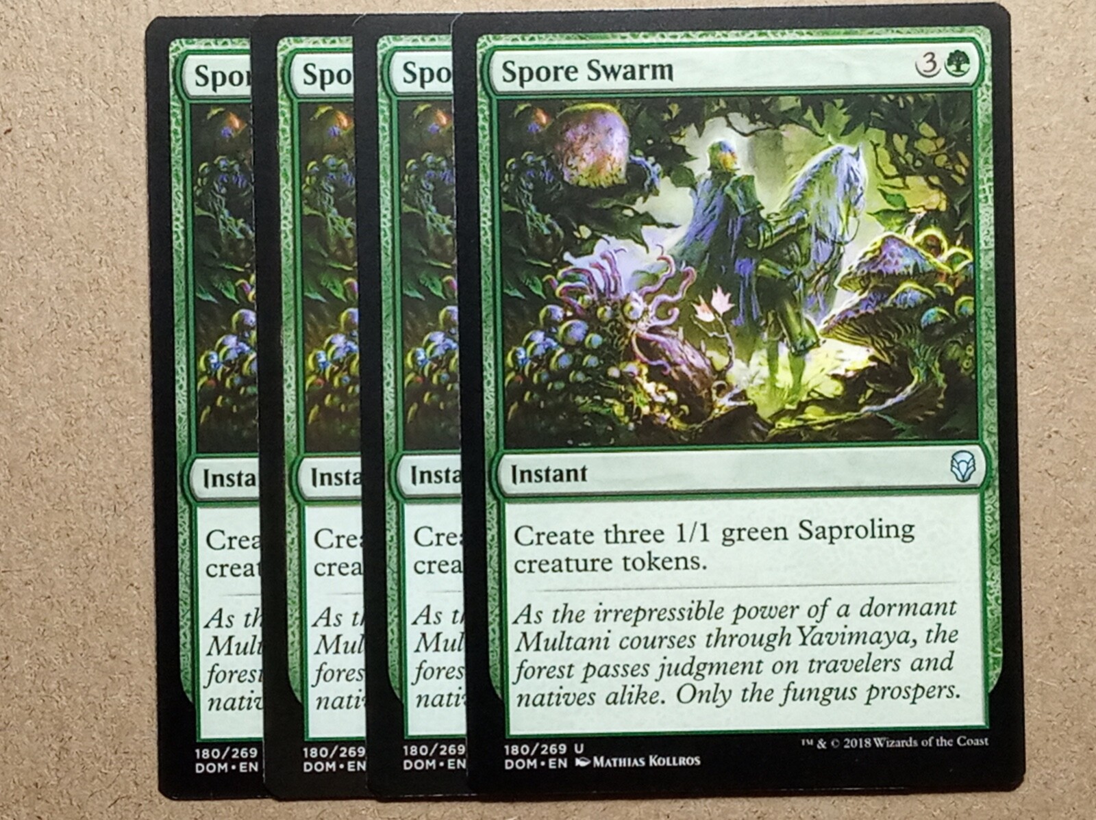 MTG Card - 4 x Sporecrown Thallid - Unco - Dominaria - NM | eBay