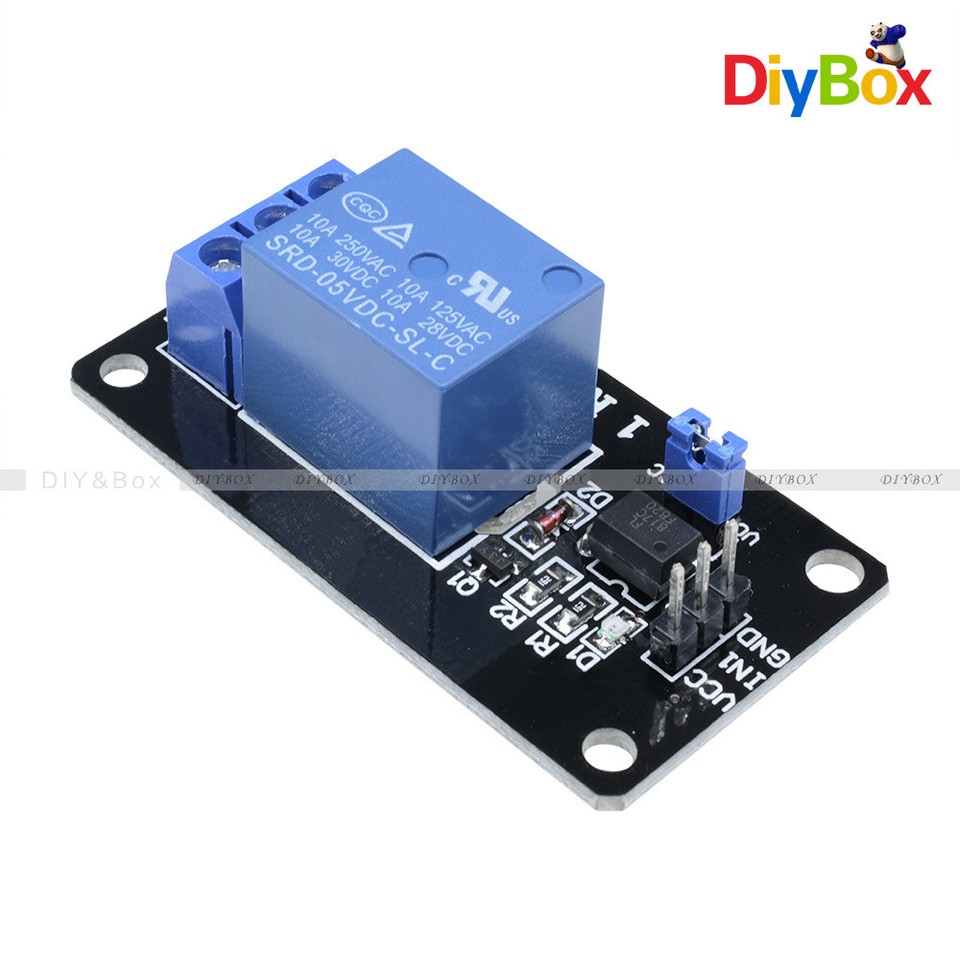 5V One 1 Channel Isolated Relay Module Optocoupler For Arduino PIC AVR ...