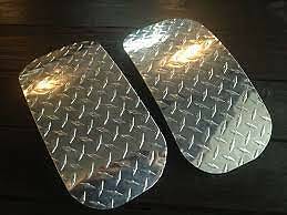 aluminum diamond plate trailer fender rock guard set HEP Products ...