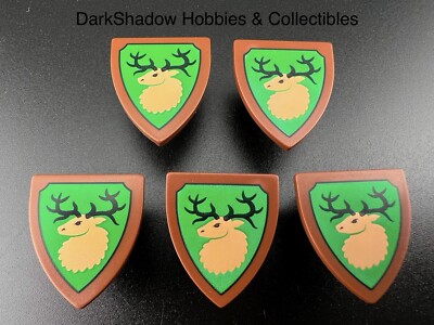 Lego 10305 Minifigure Brown Shield Forestmen Elk Deer Castle Vintage ...