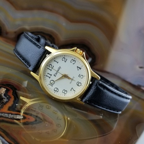 Womens ETERNITY Gold TN Watch Easy Read Dial | eBay