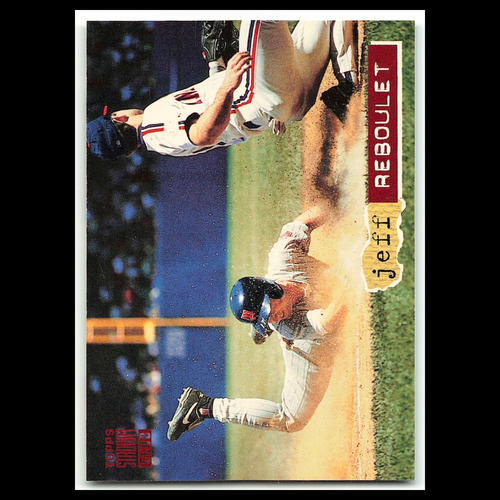 Jeff Reboulet #183 1994 Topps Stadium Club Minnesota Twins Baseball ...