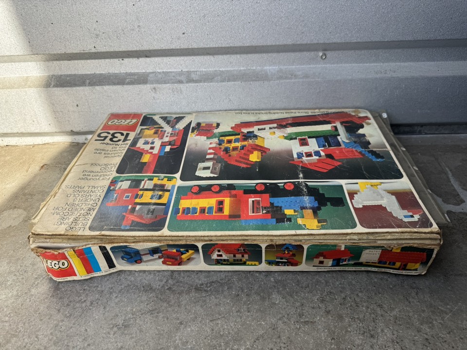 Vintage 1974 LEGO Universal Building Set #135 w/ Original Box Made in ...
