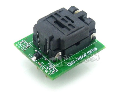 QFN8 TO DIP8 IC Test Socket Programming Adapter for QFN8 MLF8 MLP8 ...