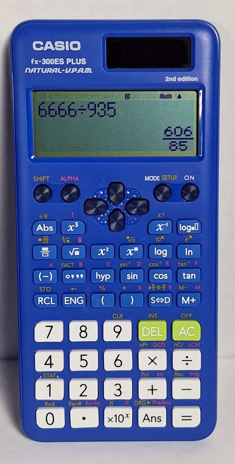 Casio fx-300ES PLUS 2nd Edition Scientific Calculator - Blue | eBay