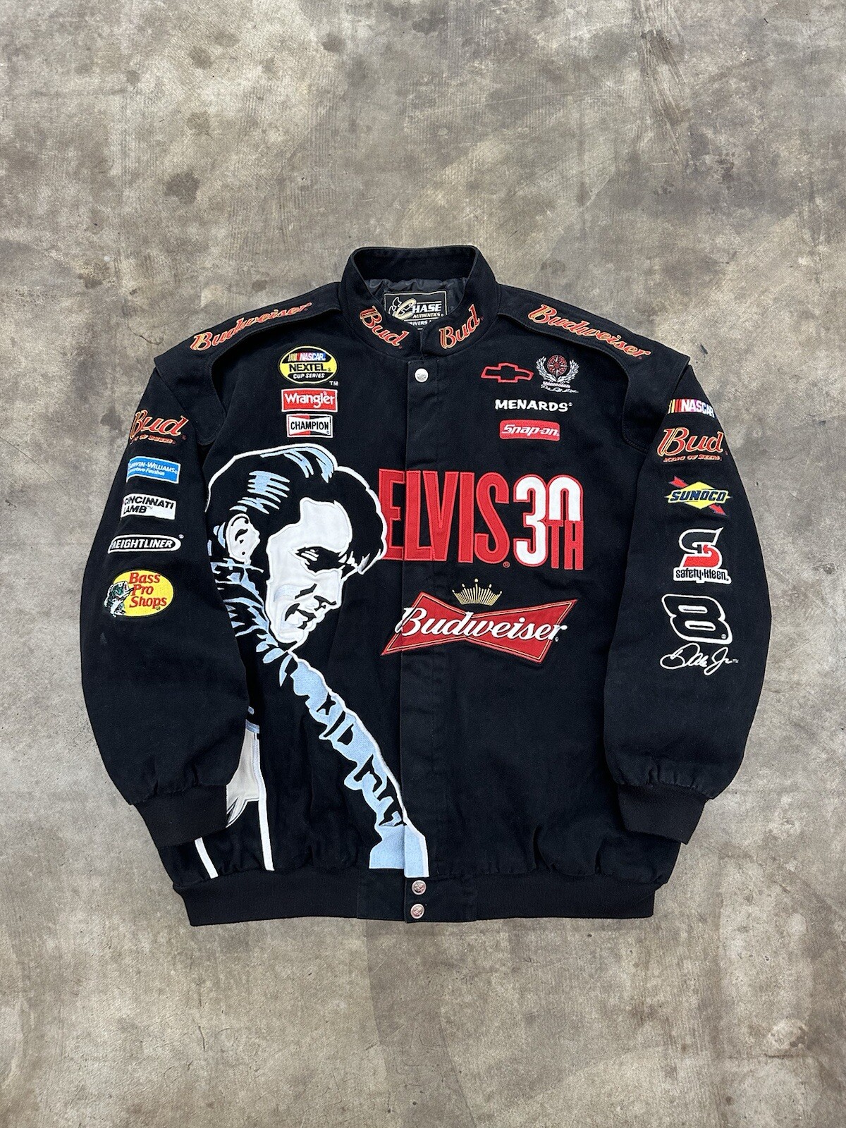 Vintage Nascar Racing Jacket Chase Authentics Elvis A… - Gem