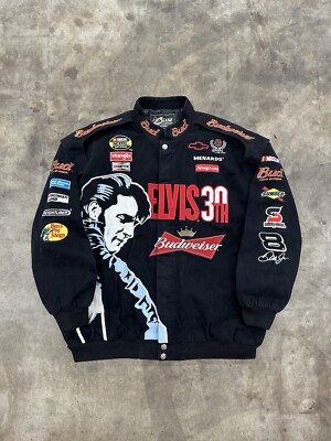 Vintage Nascar Racing Jacket Chase Authentics Elvis Anniversary ...