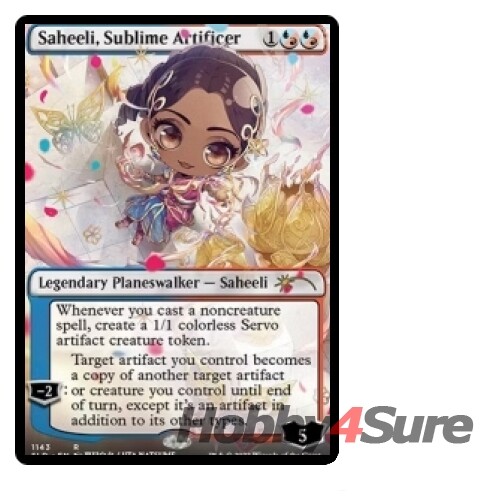Saheeli, Sublime Artificer (1143) M/NM Magic: The Gathering MTG Secret ...