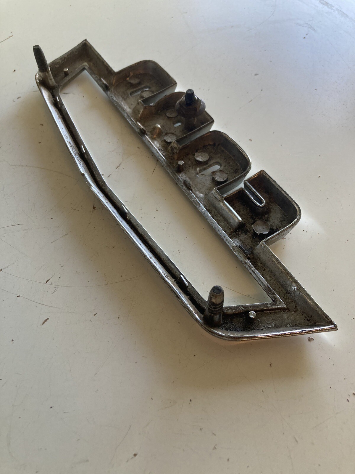 1961-1967 Ford Truck Fender Hood Side Emblem Badge Trim Script Vtg ...