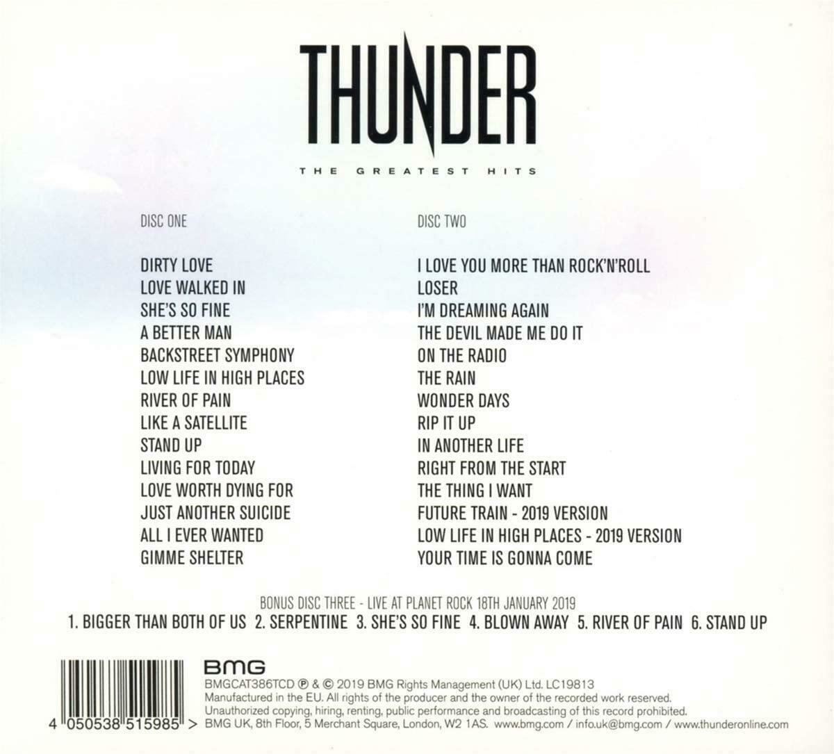 Greatest Hits by Thunder (CD, 2019) for sale online | eBay