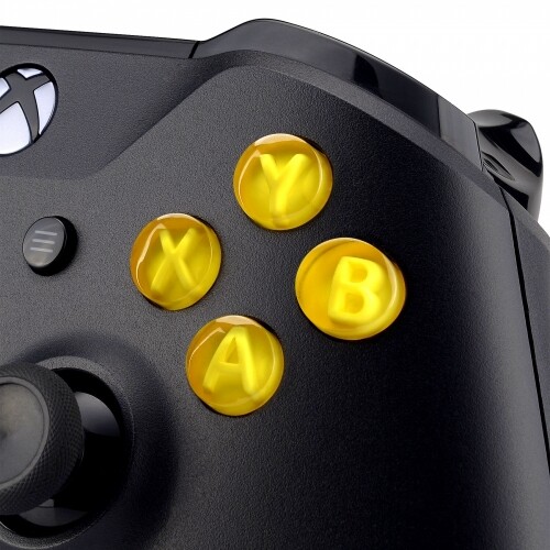 NEW XBOX ONE 1 CUSTOM MOD ABXY W/LETTERS REPLACEMENT BUTTON SET KIT ...