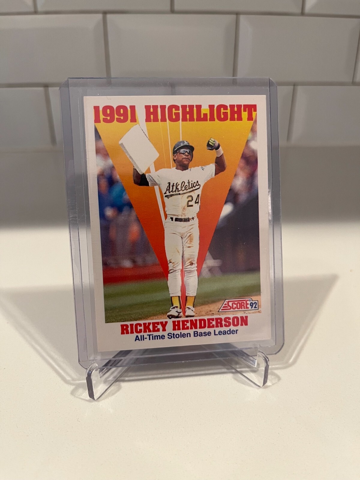 1992 Score Baseball Rickey Henderson #430 | eBay