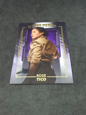 Star Wars Topps Masterwork 2020 Purple Insert Card /50 - Rose Tico 36 ...