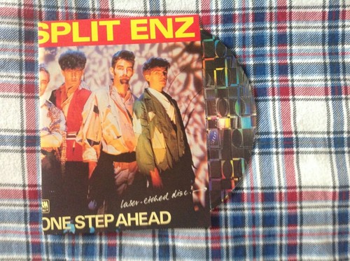 Split Enz One step ahead 7 inch laser Etched single | eBay UK