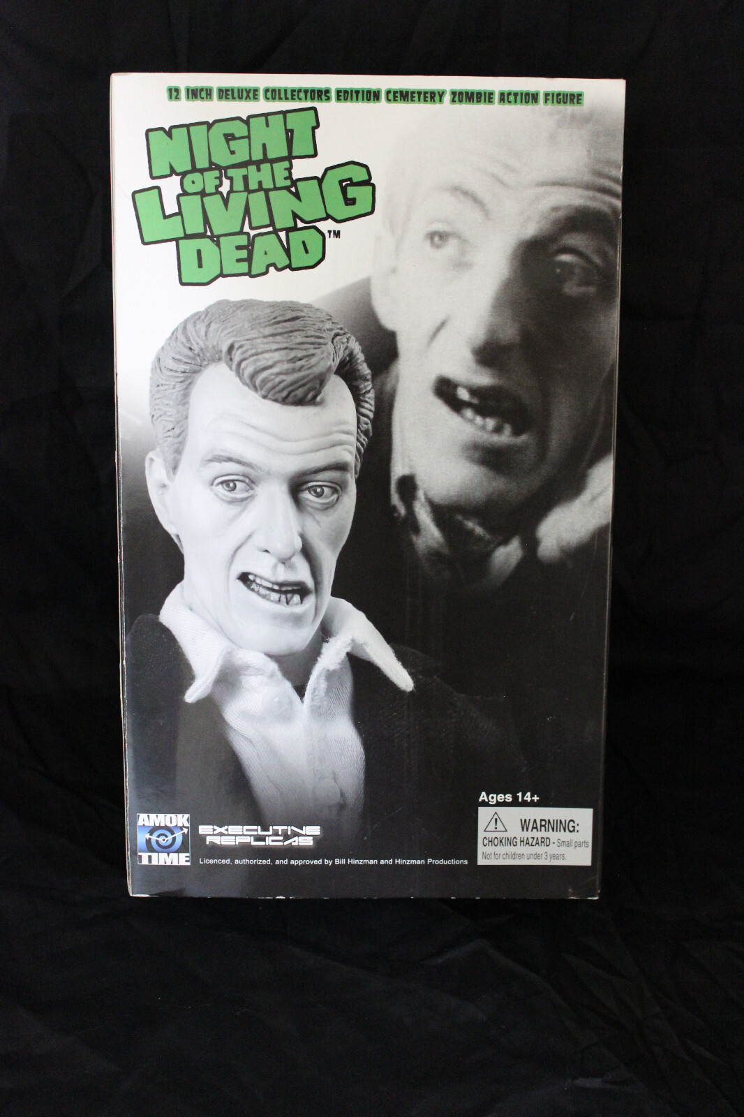 Night of the Living Dead Zombie 12" Action Figure AMOK TIME singed Bill ...