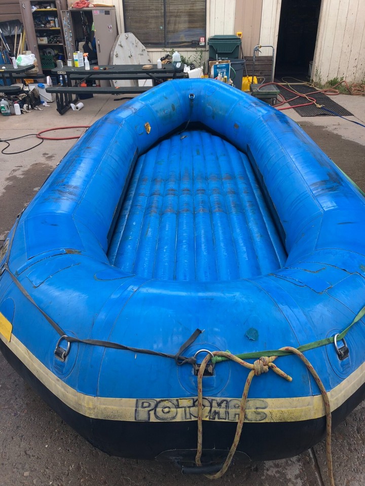 CUSTOM NRS 18' Self Bailing White Water Raft | eBay