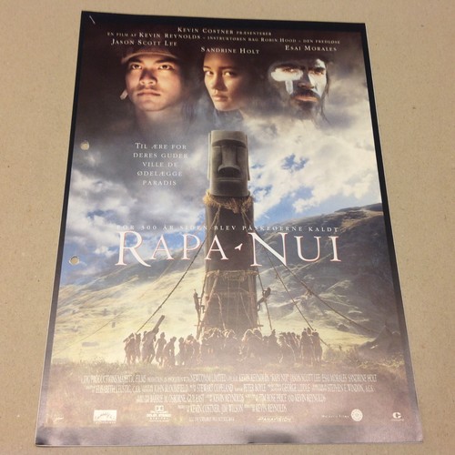 "Rapa Nui" Jason Scott Lee Esai Morales Vtg 1994 Danish Movie Press ...