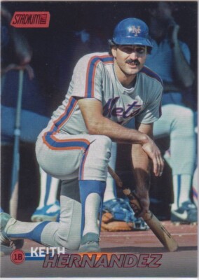 2023 Topps Stadium Club #125 KEITH HERNANDEZ New York Mets RED FOIL ...