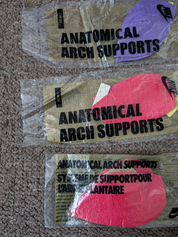 NIKE AiR MAX ANATOMiCAL ARCH SUPPORTS SiZE LARGE RUNNiNG COMFORT SUPPORT | eBay UK