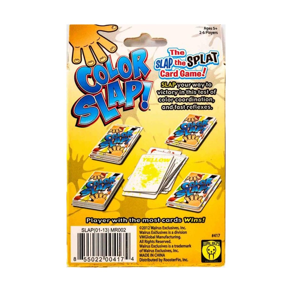 Walrus Exclusives Card Games Color Slap! Box VG+/NM 855022004174| eBay