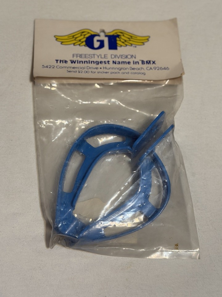 NOS GT MAUI BLUE FRAME STANDERS OLD SCHOOL BMX FORK PRO FREESTYLE TOUR ...