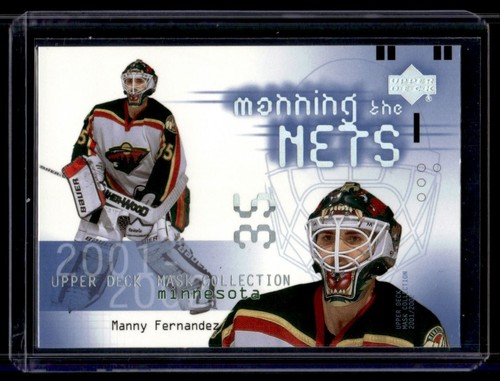 2001-02 UD Mask Collection MTN Manny Fernandez (JE) | eBay