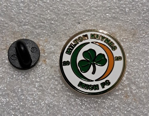MILTON KEYNES IRISH FC BADGE | eBay UK