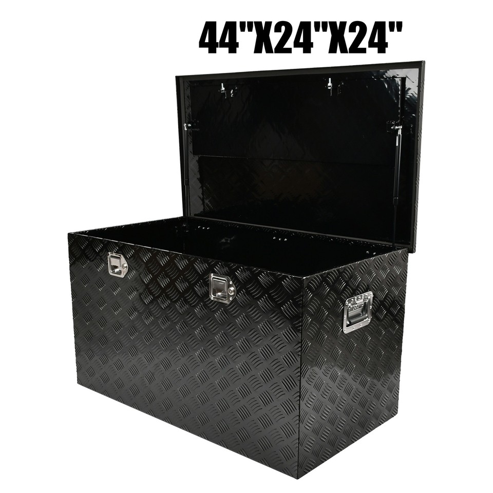 30 44 48 Inch Aluminum Tool box Trailer Pickup Trunk Truck Bed Storage ...