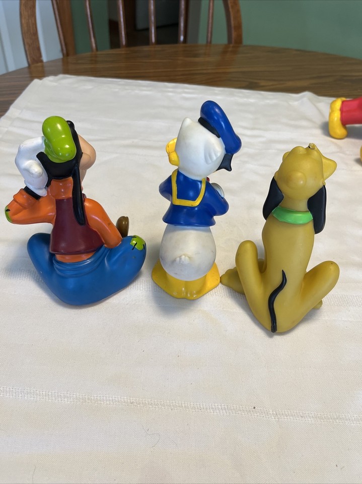 VTG Lot Of 5 Disney 5" Bath/Rubber Children’s Toys Plus Tootsietoy 1986 ...