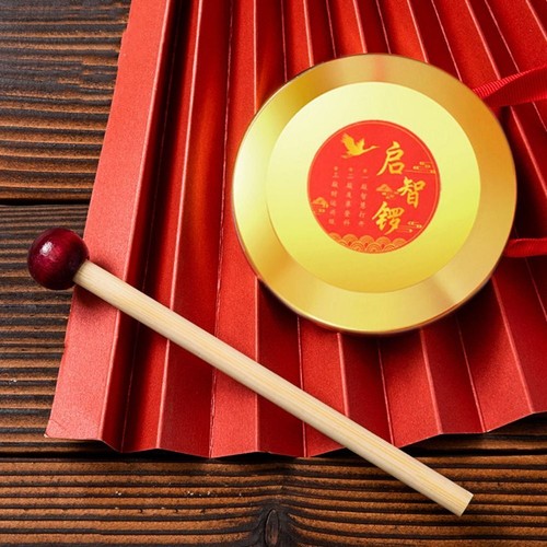 Copper Hand Gong Chinese Style Gongs Children Toy for Photography Props ...