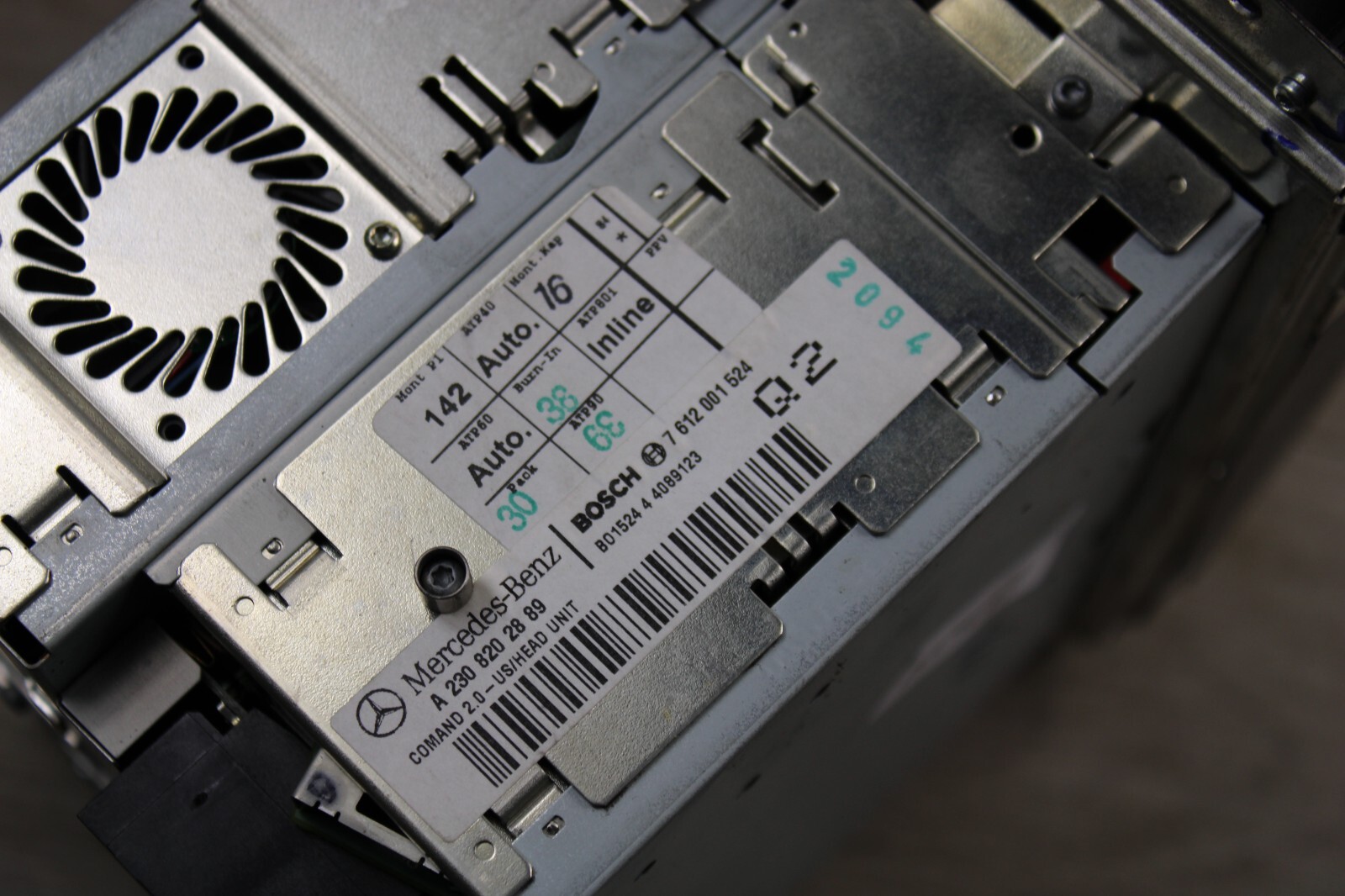 04-08 MERCEDES BENZ R230 SL500 SL55 RADIO STEREO HEAD UNIT COMMAND ...