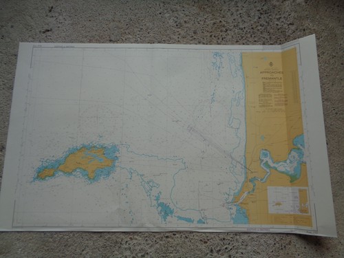 CARTE MARINE / Approaches to Fremantle - Australia - Rottnest island | eBay