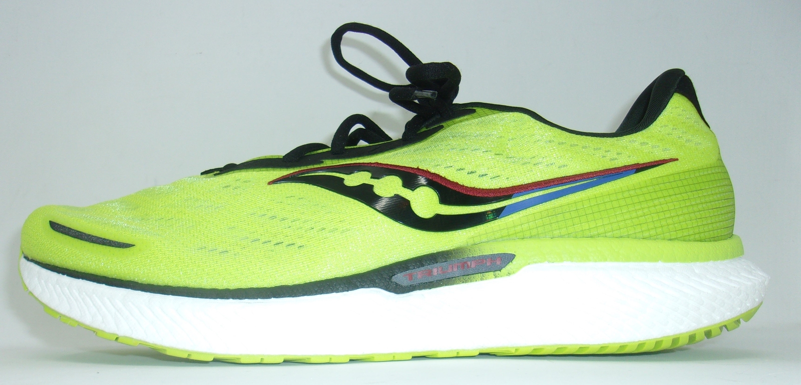 Saucony Men's Triumph 19 Running Shoe, Acid/Blue RAZ, 15 - GENTLY_USED ...