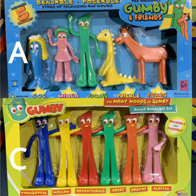 Gumby & Friends Bendable Poseable Figures Toy | eBay