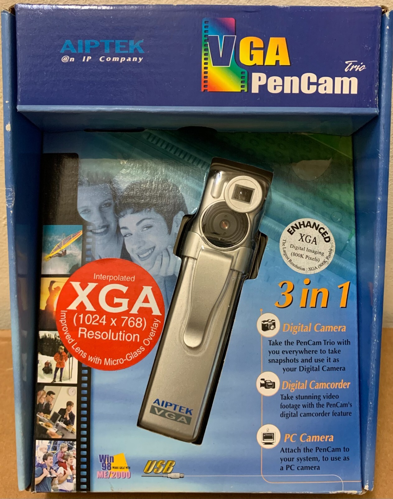 VGA PenCam Digital Camera AIPTEK trio old Geek older tech see photos ...