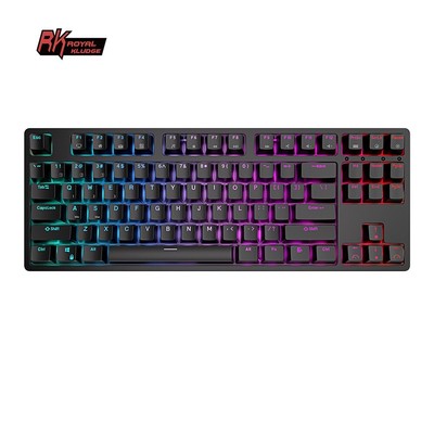 RK ROYAL KLUDGE RK87 Tenkeyless Mechanical Keyboard 80%, 2.4G/BT5.0 ...