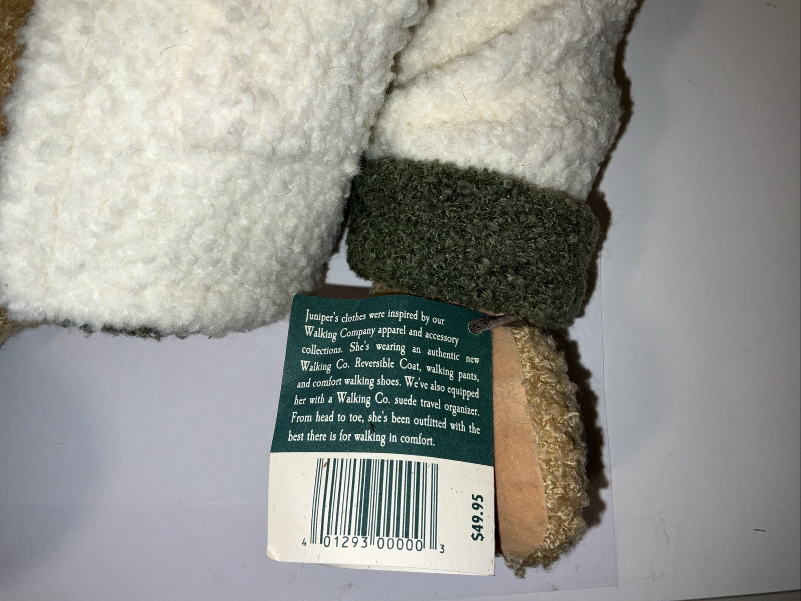 VTG WALKING CO JUNIPER Jointed Stuffed 18” Teddy Bear Limited Edition ...