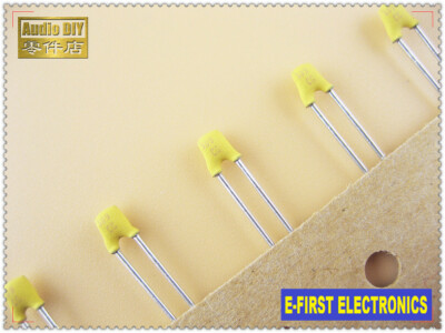 Phi 3.9pF/100V ±0.25pF NP0 silver film ceramic capacitor copper pins | eBay