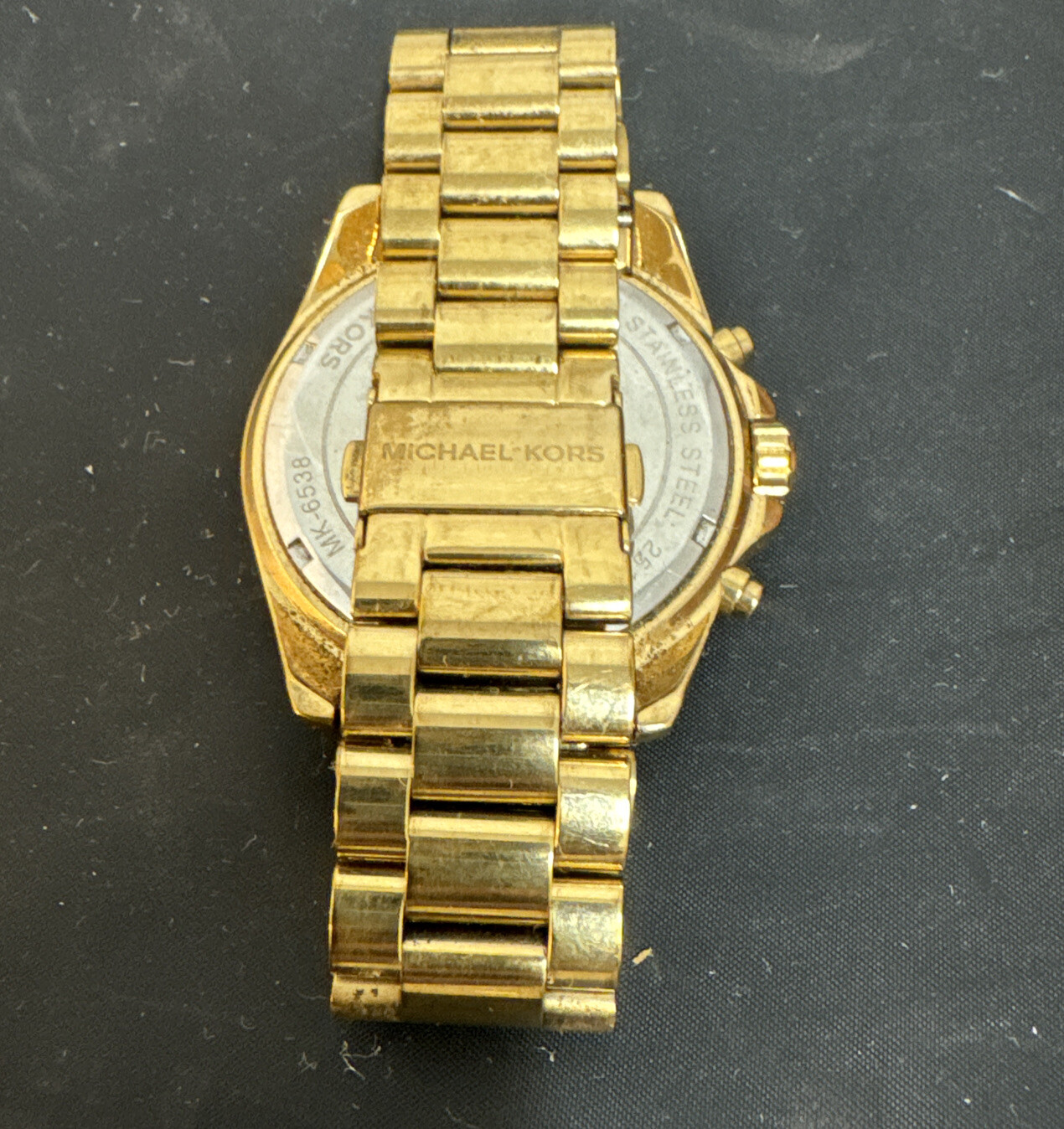 Michael Kors Bradshaw Pavé Mk6538 Gold Bedazzled Watch | eBay