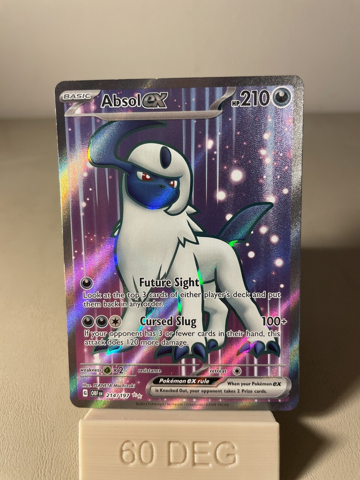 Absol ex - 214/197 - Ultra Rare NM, English Pokemon Obsidian Flames | eBay