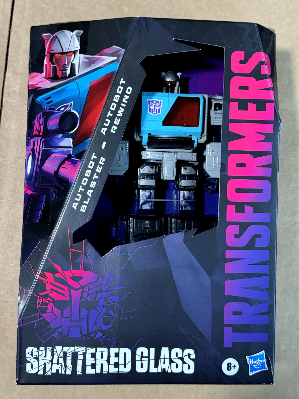 Transformers Shattered Glass Blaster & Rewind + Hasbro Pulse IDW ...