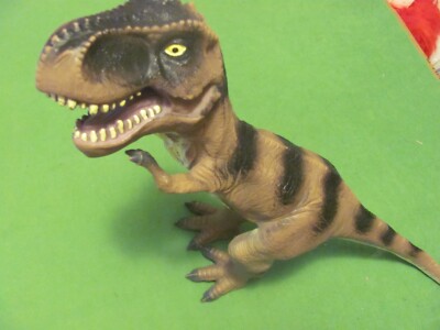 2011 Soft Rubber Tyrannosaurus T-Rex Toy Action Figure 20" Length 12 ...