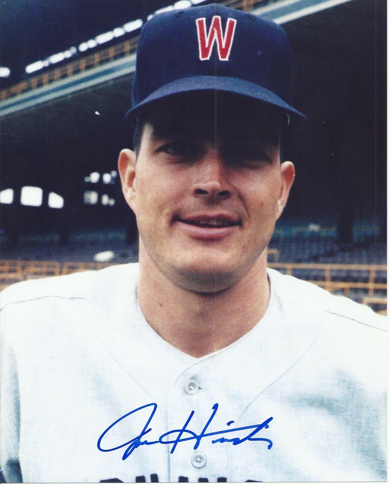Joe Hicks 1961 1962 Washington Senators Comiskey Park Autographed 8x10 ...