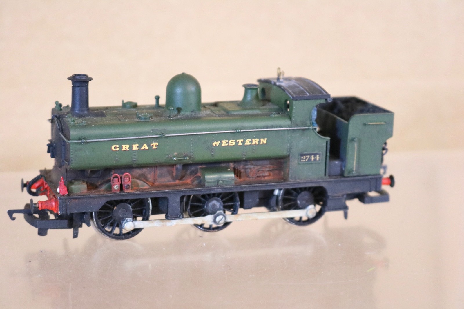 HORNBY KIT BUILT WEATHERED GW GWR 0-6-0 CLASS 27XX PANNIER TANK ...