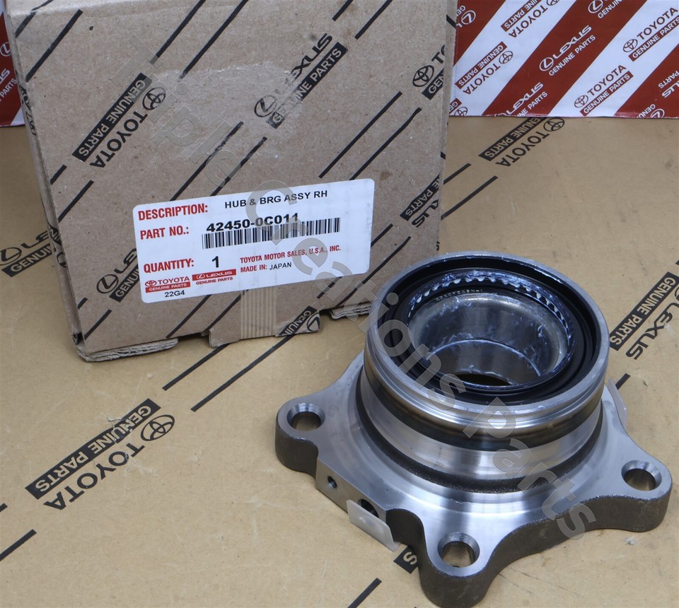 Toyota Genuine 42450-0C011 Hub & Bearing Assy Rear Axle RH 424500C011 ...